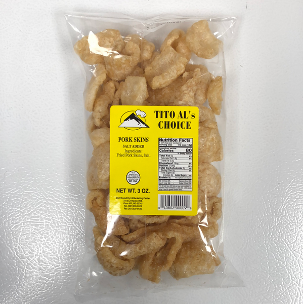Tito Al's Pork Skin Salt Added 3oz – Kalye MANILA Filipino Store
