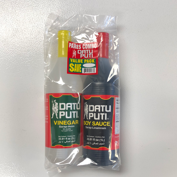 Datu Puti Value Pack 33.81oz/1L ea – Kalye MANILA Filipino Store